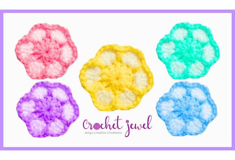 Learn 30 Crochet Flower Patterns: Step-by-Step Instructions - Amys DIY ...