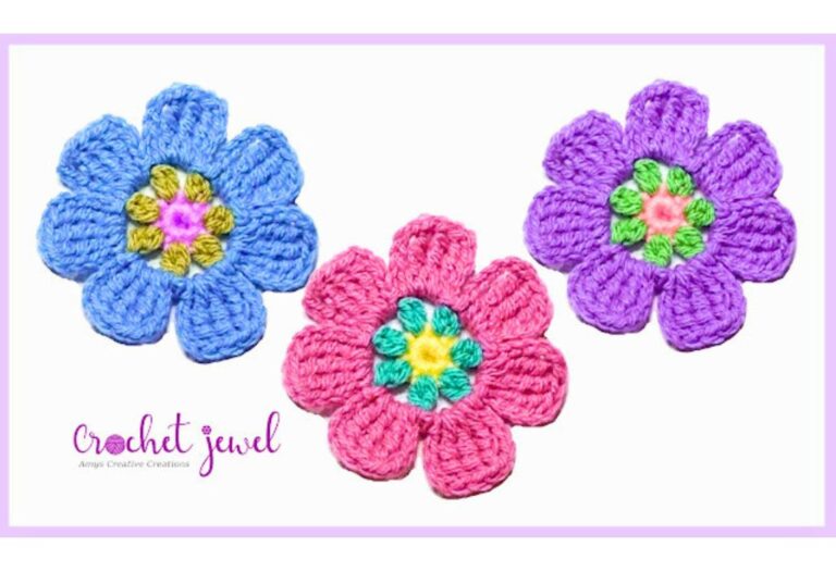 Learn 30 Crochet Flower Patterns: Step-by-Step Instructions - Amys DIY ...
