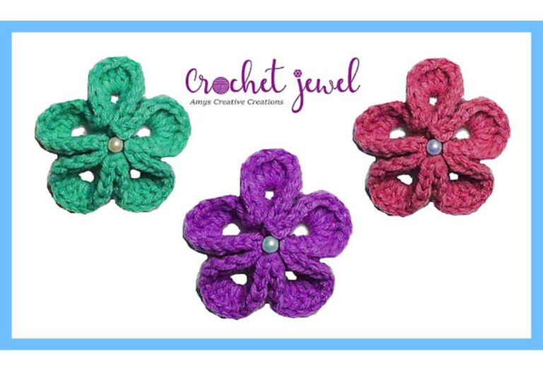 Learn 30 Crochet Flower Patterns: Step-by-Step Instructions - Amys DIY ...