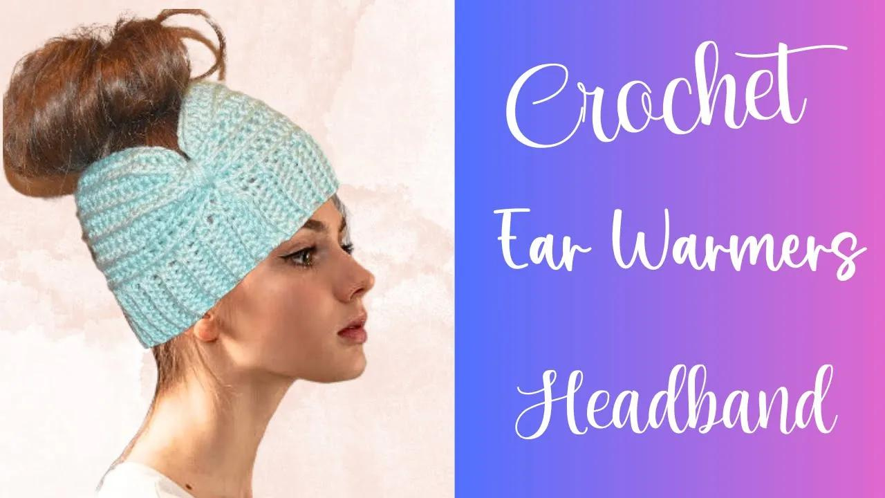 Stylish and Warm: Crochet Headband Ear Warmers Tutorial - Amys DIY ...
