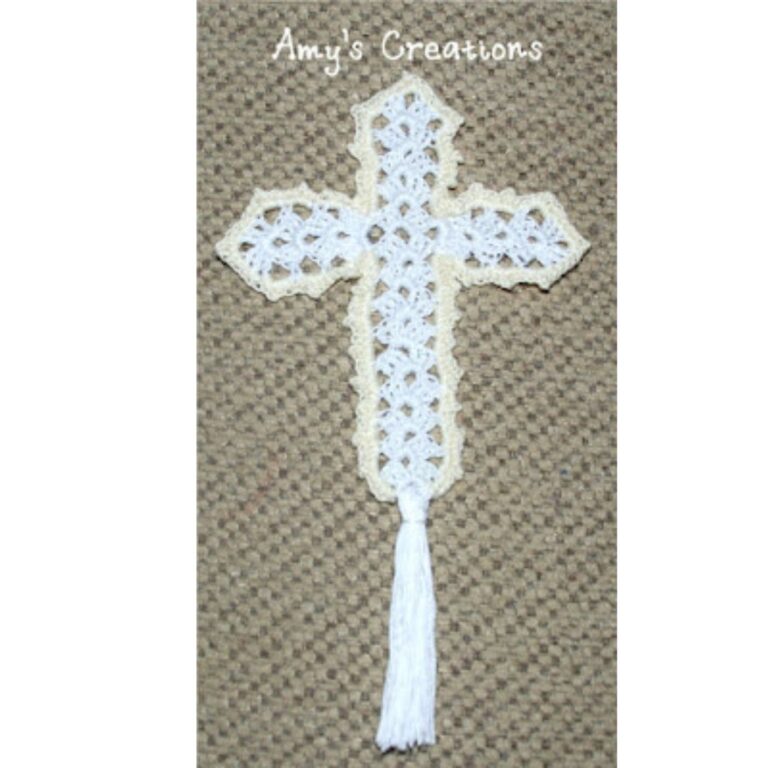 Crochet Cross Pattern: A Delicate and Beautiful Project - Amys DIY ...