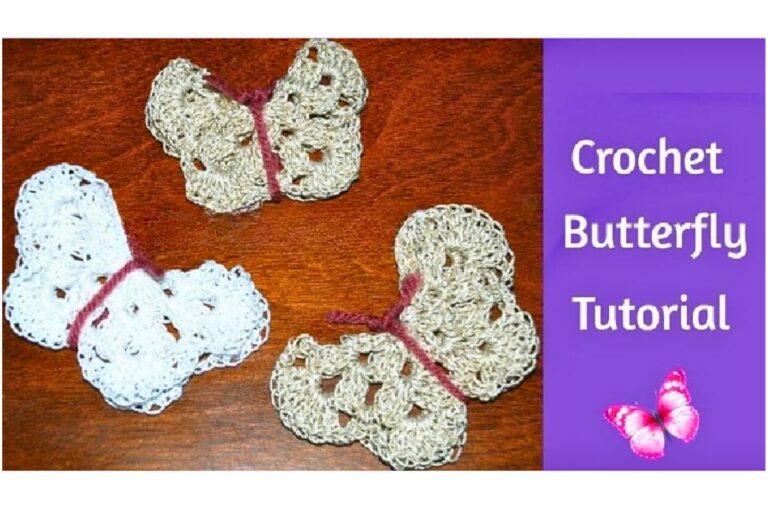 Create a Stunning Butterfly Magnet with Our Crochet Tutorial - Amys DIY ...