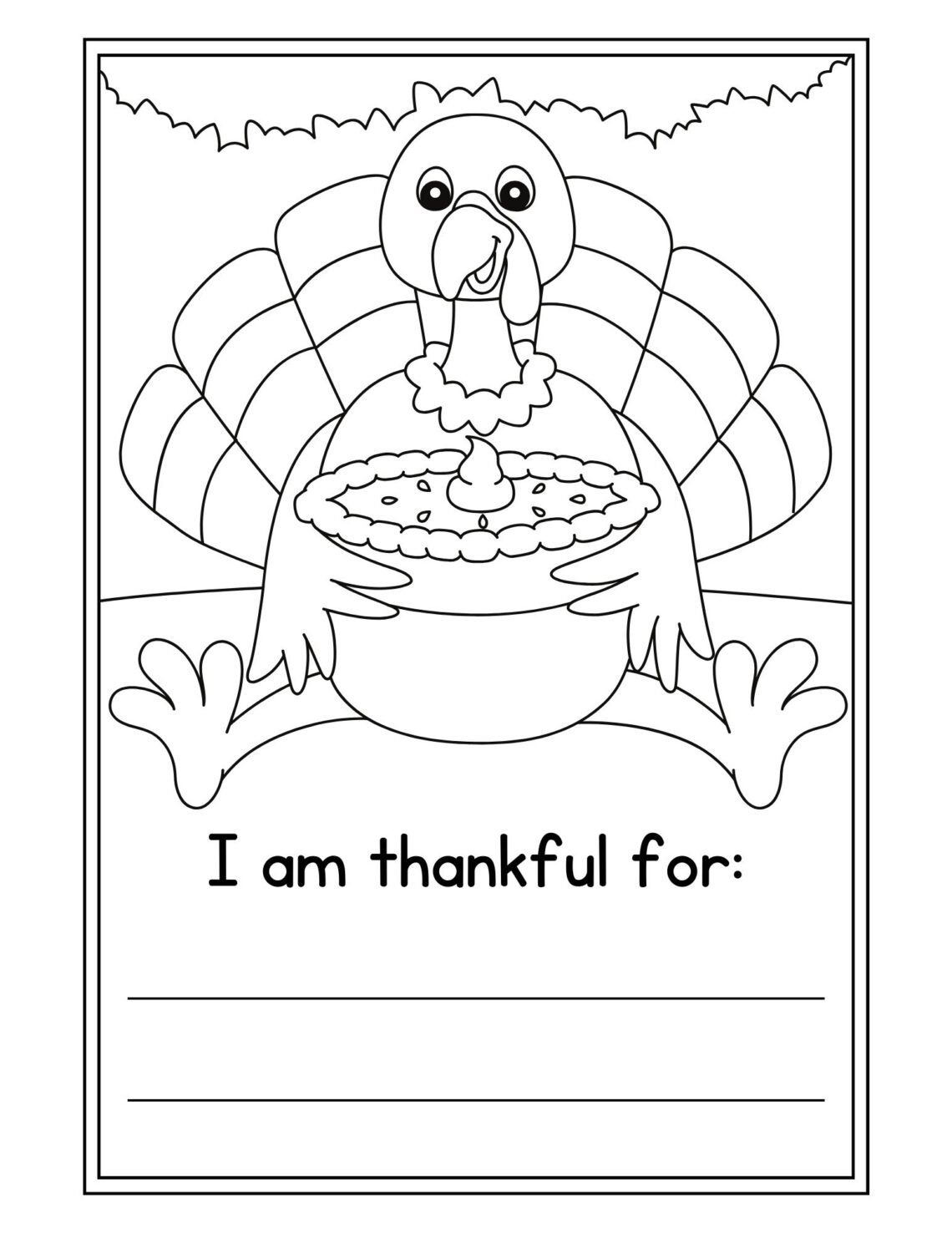 Thanksgiving Creativity with a Free Printable Turkey Templates - Amys ...