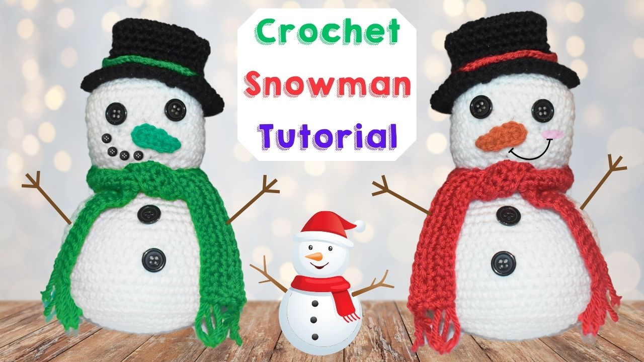 Crochet an Adorable Snowman with this Amigurumi Pattern - Amys DIY ...