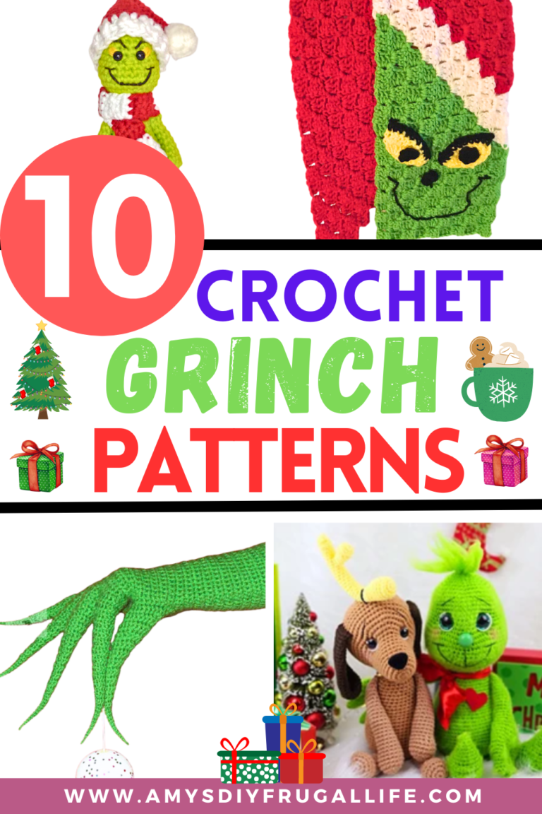 Crochet Grinch Patterns: Bring the Festive Spirit to your Home - Amys ...