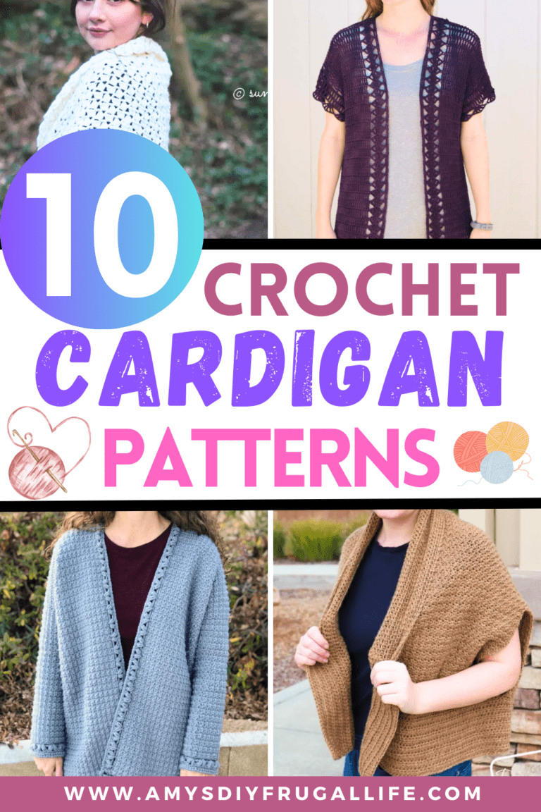 10 Beautiful Cardigan Crochet Patterns: Step-by-Step Guide - Amys DIY ...