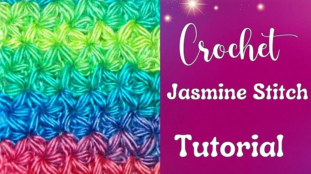 How to Crochet a Beautiful Jasmine Stitch Tutorial - Amys DIY Frugal Life