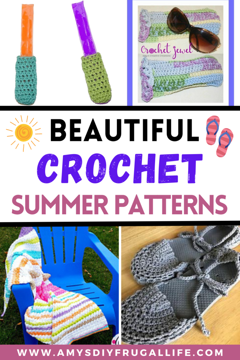 Crochet Summer Patterns: Brighten Up Your Wardrobe - Amys DIY Frugal Life