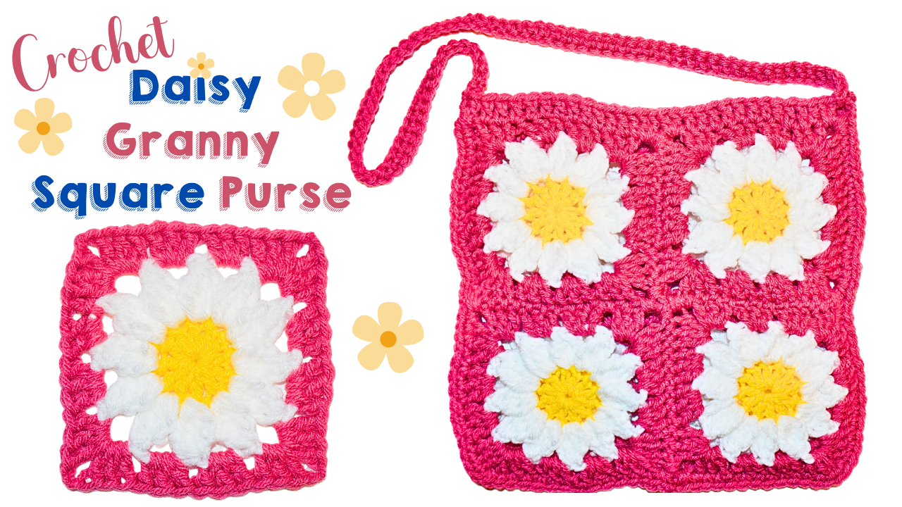 Step-by-Step Guide: How to Crochet a Daisy Granny Square Bag - Amys DIY ...