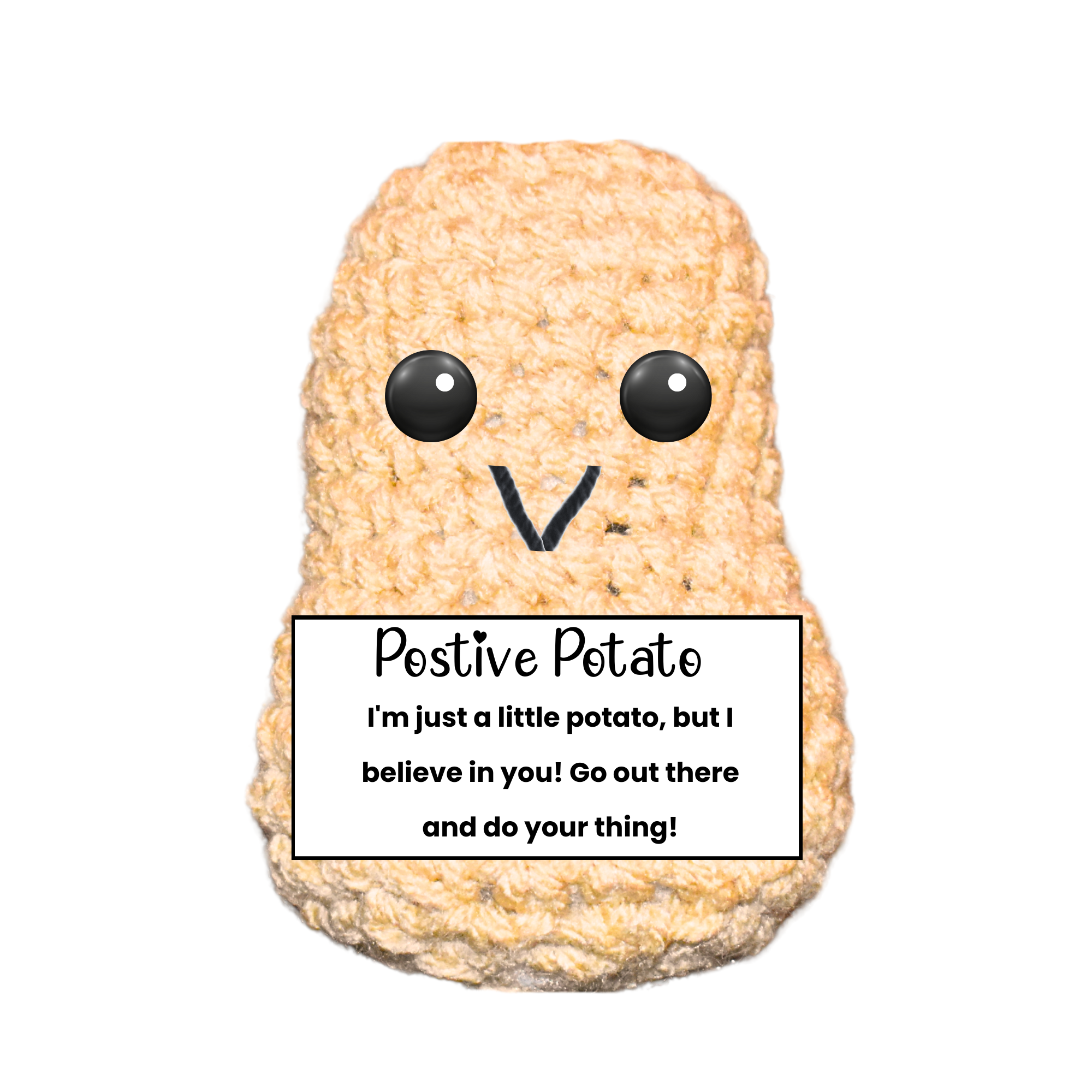 Crochet a Positive Potato: A Fun Project for Crochet Lovers - Amys DIY ...