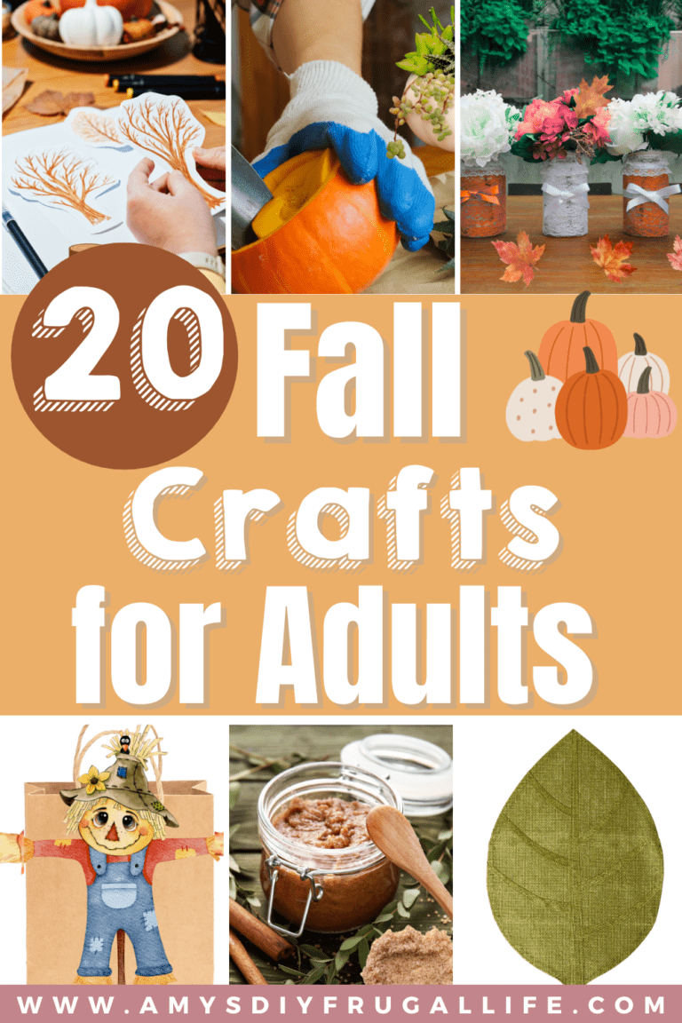 20 Easy Fall Crafts for Adults: Celebrate the Autumn Season - Amys DIY ...