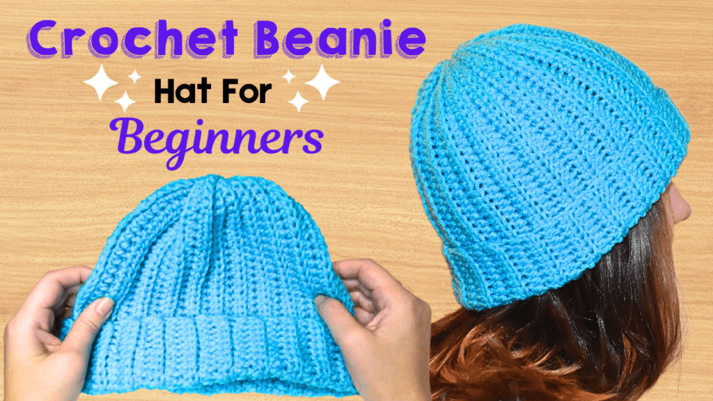 Easy Crochet Ribbed Beanie Tutorial: A Beginner's Guide - Amys DIY ...