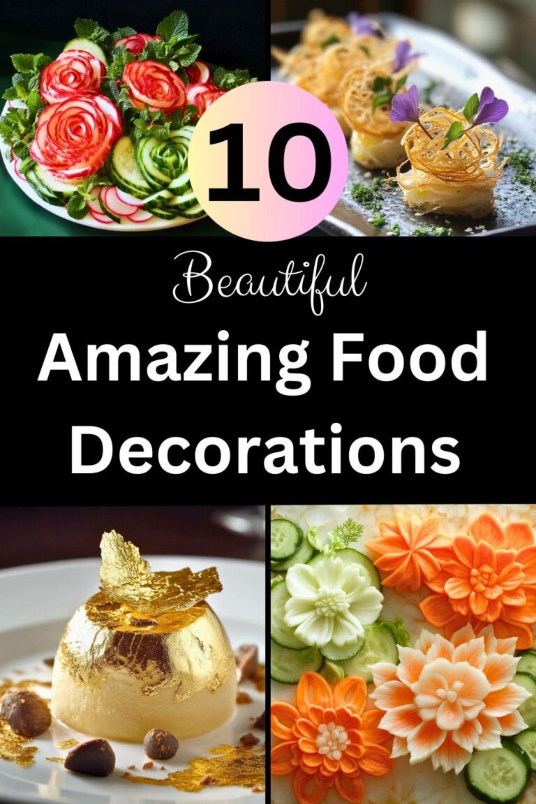 10 Amazing Food Decorations to Elevate Your Dishes - Amys DIY Frugal Life