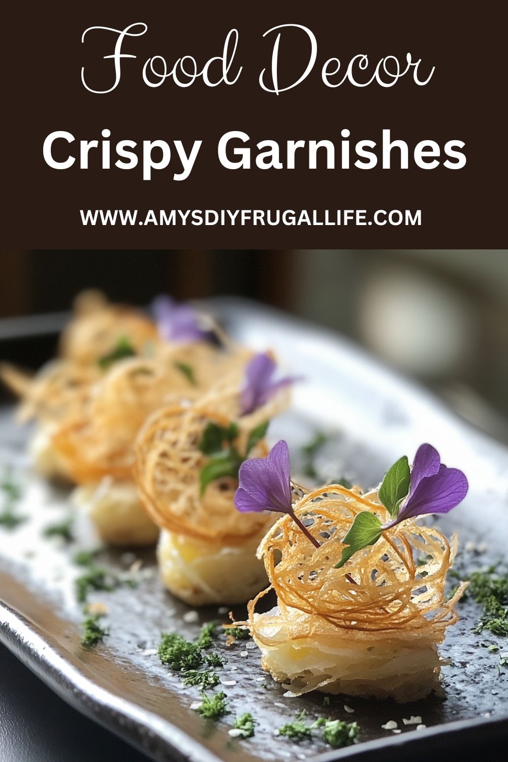 10 Amazing Food Decorations to Elevate Your Dishes - Amys DIY Frugal Life