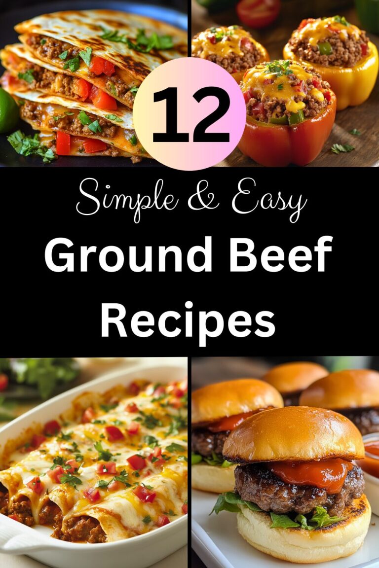 12 Easy Ground Beef Recipes With 1 Pound of Meat - Amys DIY Frugal Life