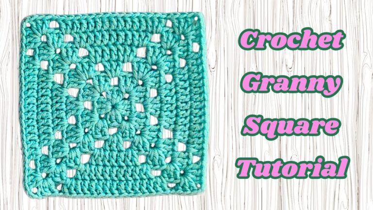 Easy Granny Square Crochet Tutorial for Beginners - Amys DIY Frugal Life