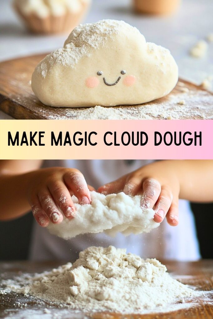 DIY Magic Cloud Dough: Easy 2-Ingredient Sensory Play - Amys DIY Frugal ...