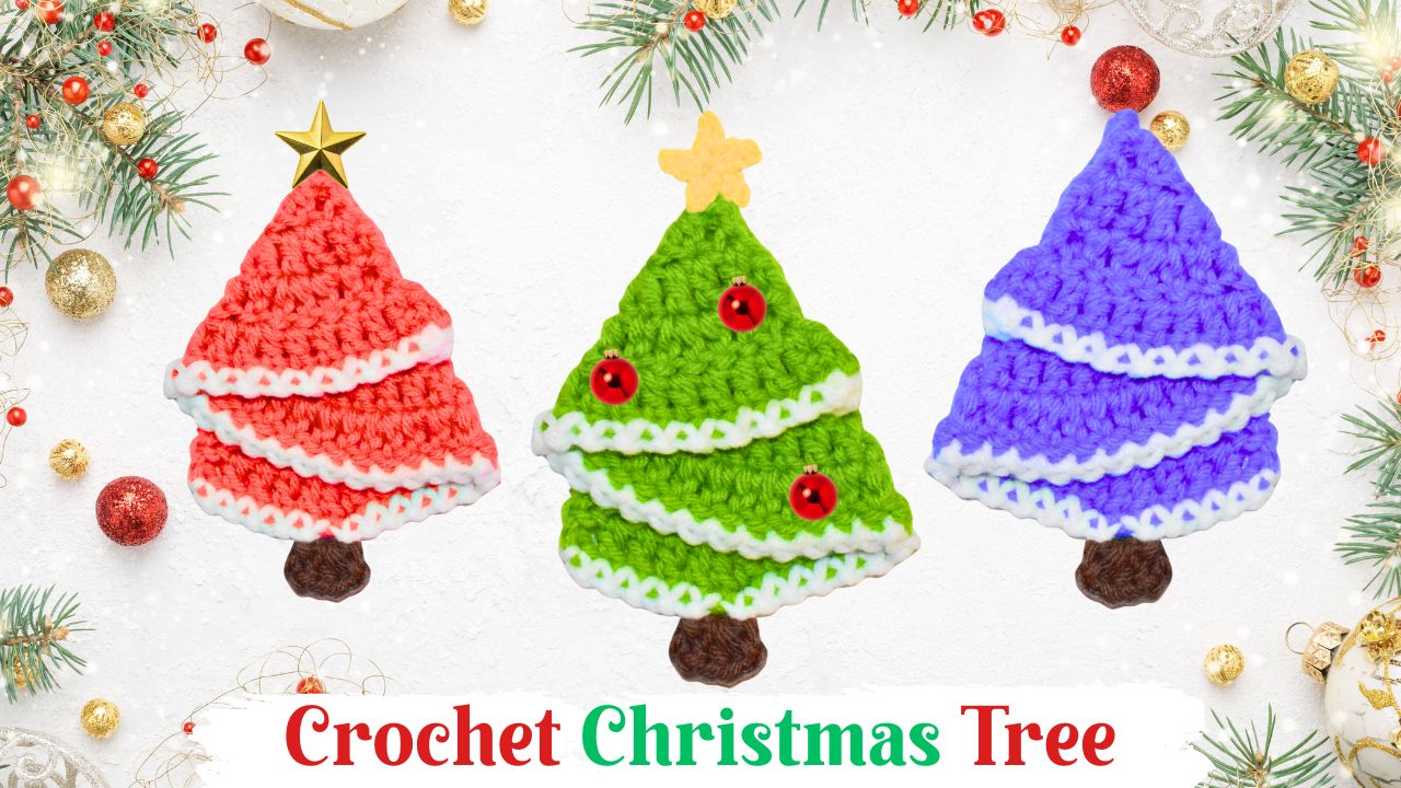 Easy Crochet Tree Tutorial for Beginners Step by Step - Amys DIY Frugal ...