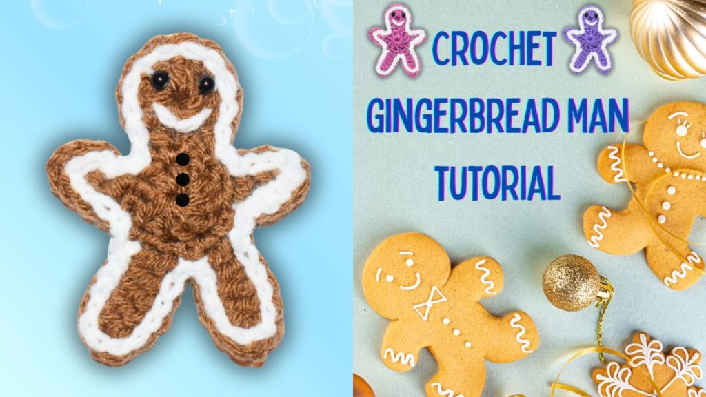 Cozy Christmas Craft: How to Crochet a Gingerbread Man - Amys DIY ...