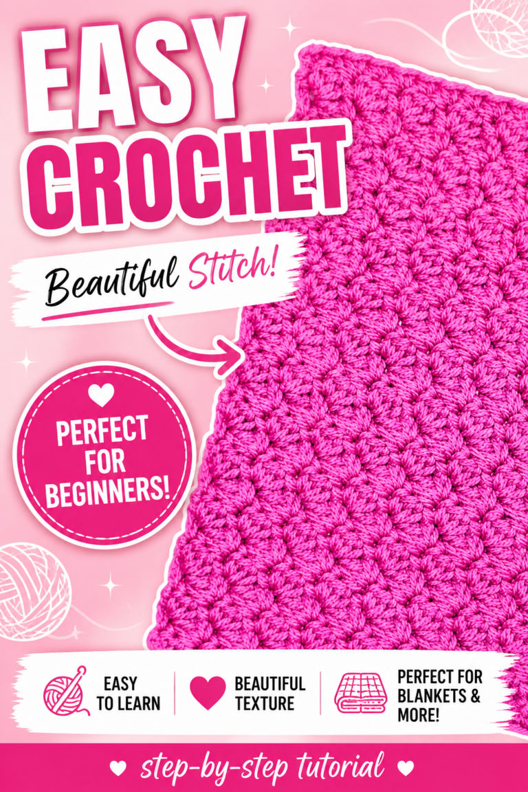 Easy Crochet Suzette Stitch Pattern for Beginners
